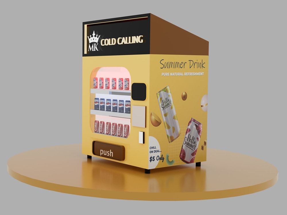 A fantastic 3D kiosk , 3D retail items display stand,pegboard,posm | Upwork
