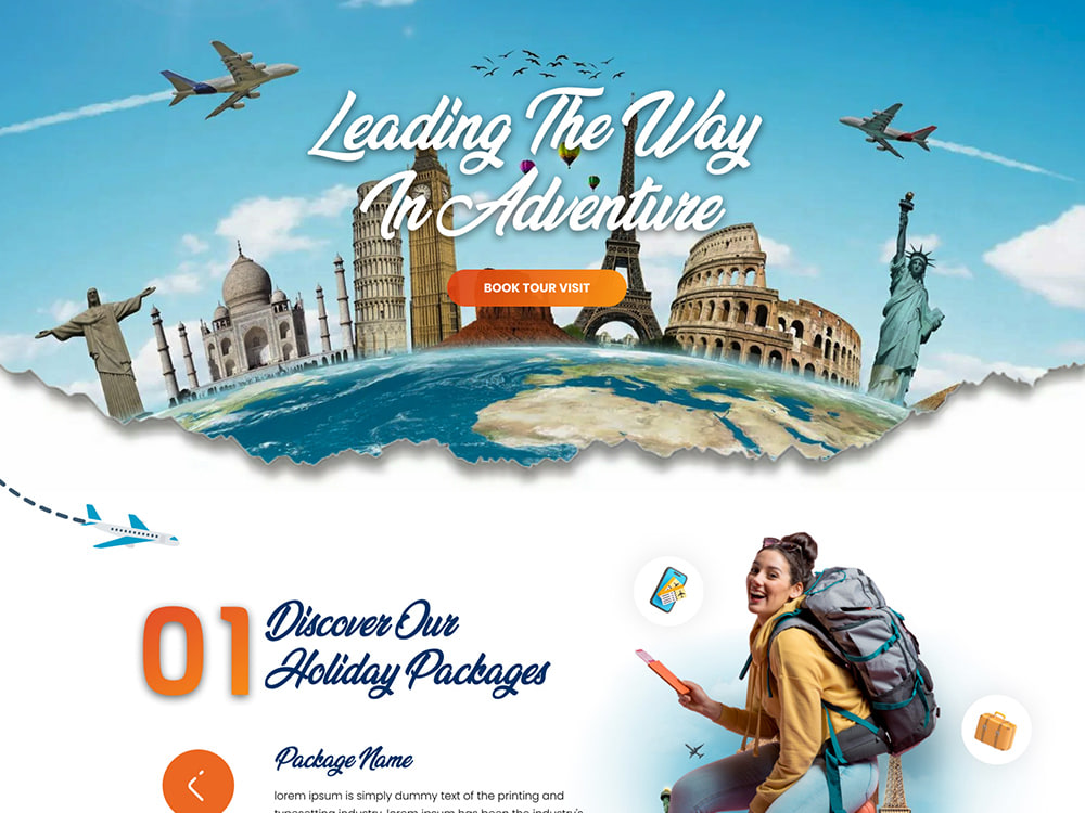 Unique Landing Page Design | Upwork