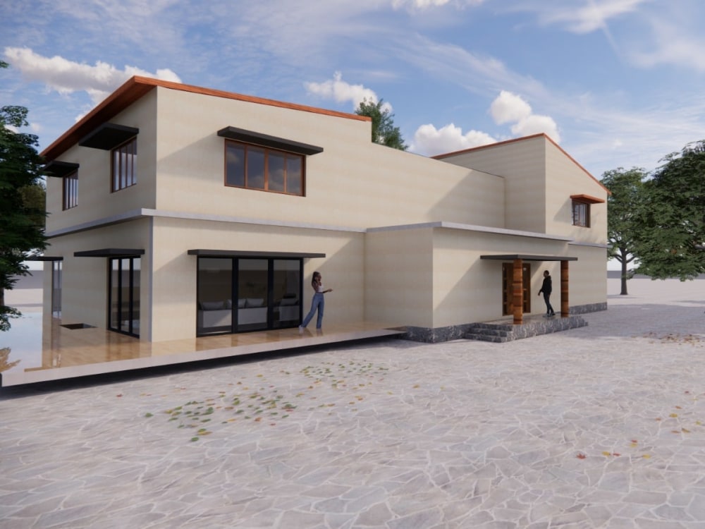 2D and 3D architectural designs with renders and designs of posters ...