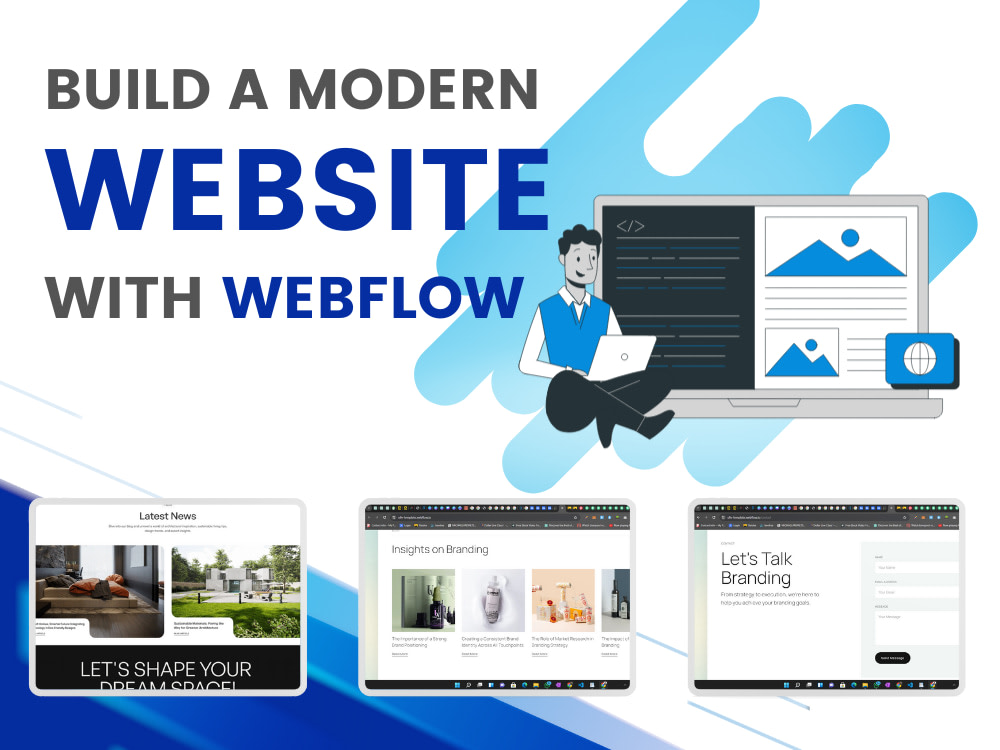 To design, redesign, update or fix webflow website | Upwork
