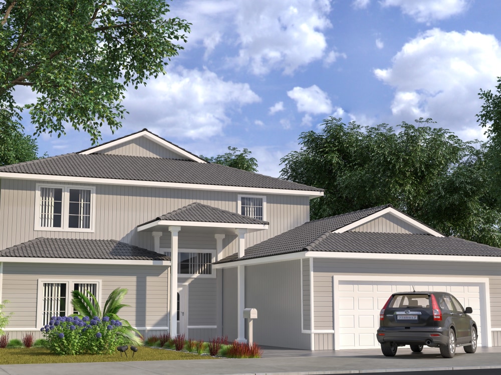 A photorealistic exterior rendering | Upwork