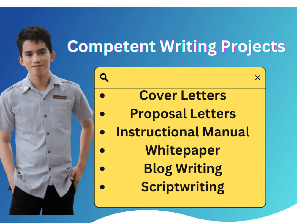 Good content and technical-related writing and outputs that suit your ...