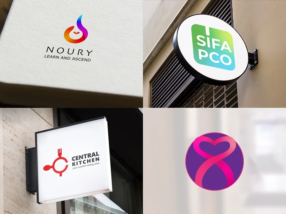 Modern minimalist customed logo design for your business | Upwork