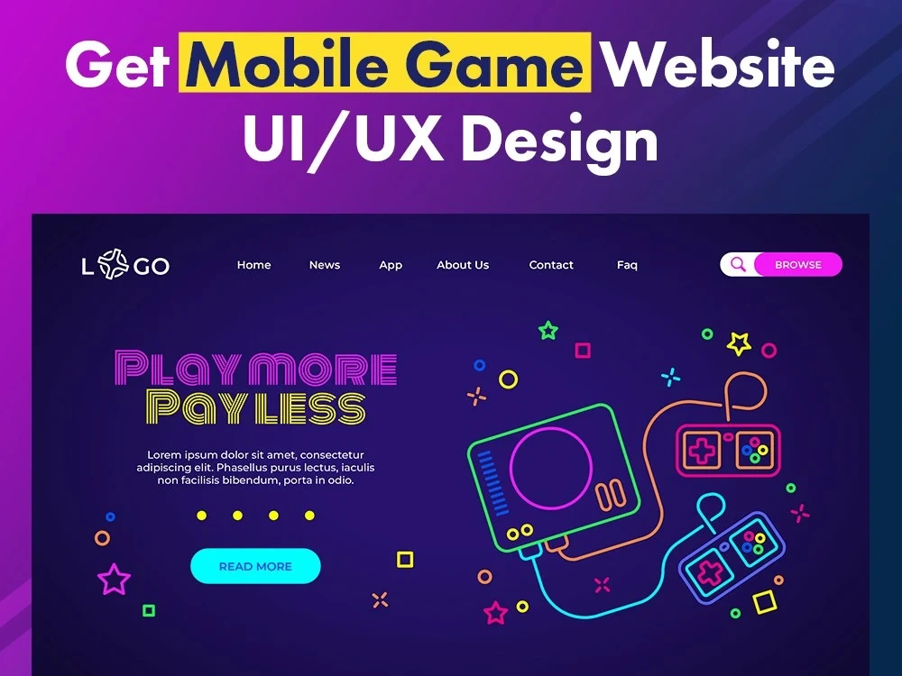 Mobile game website,mobile app design,mobile ui ux designer | Upwork
