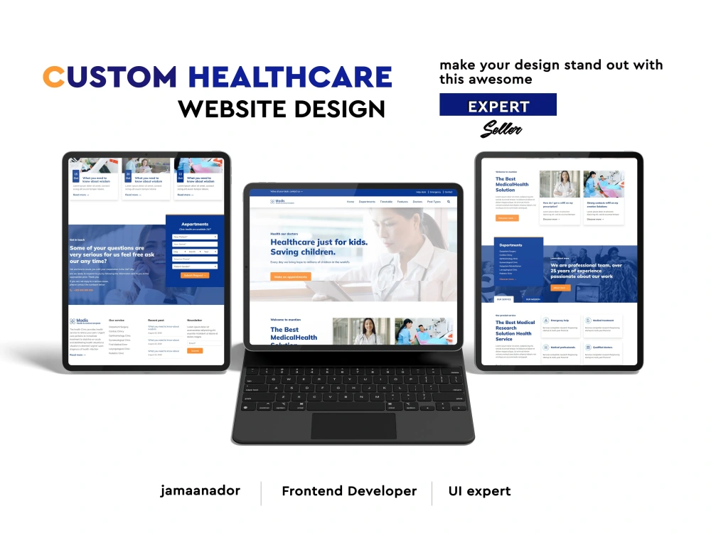 Psd to react figma to react js responsive html website design | Upwork