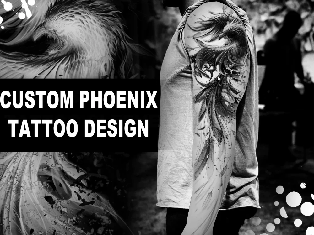 An awesome PHOENIX design for a tattoo, printing or clothing | Upwork