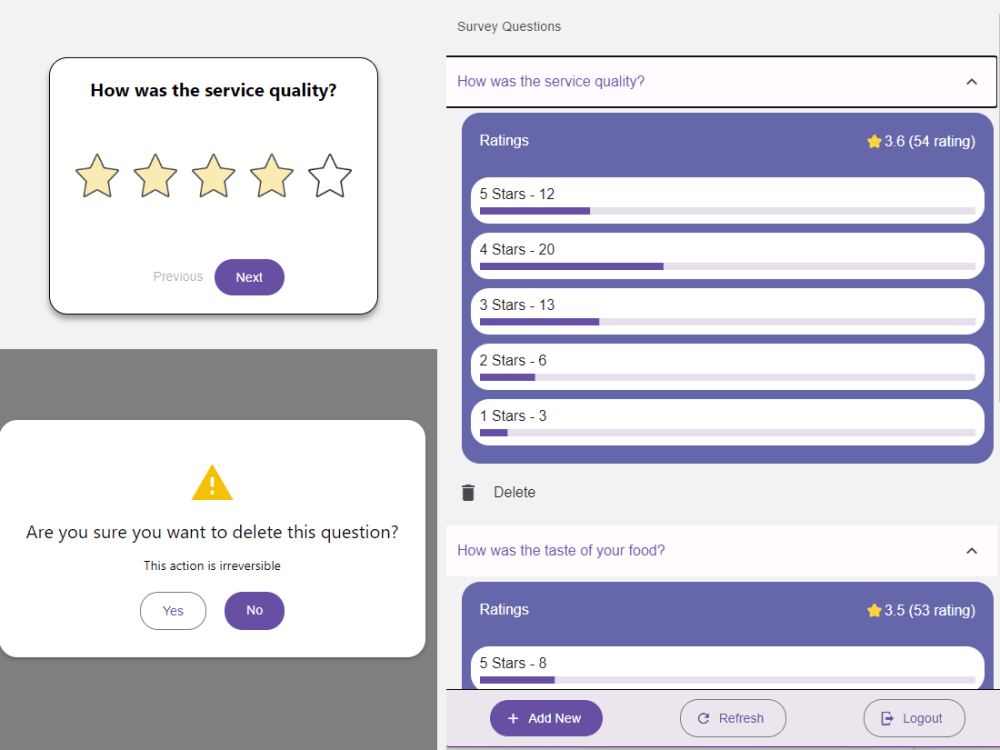 Survey Application build on React Native | Upwork