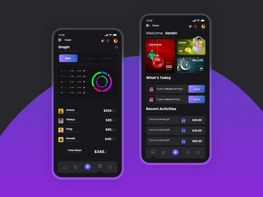 Modern and aesthetic mobile app ui ux design in figma or adobe xd | Upwork