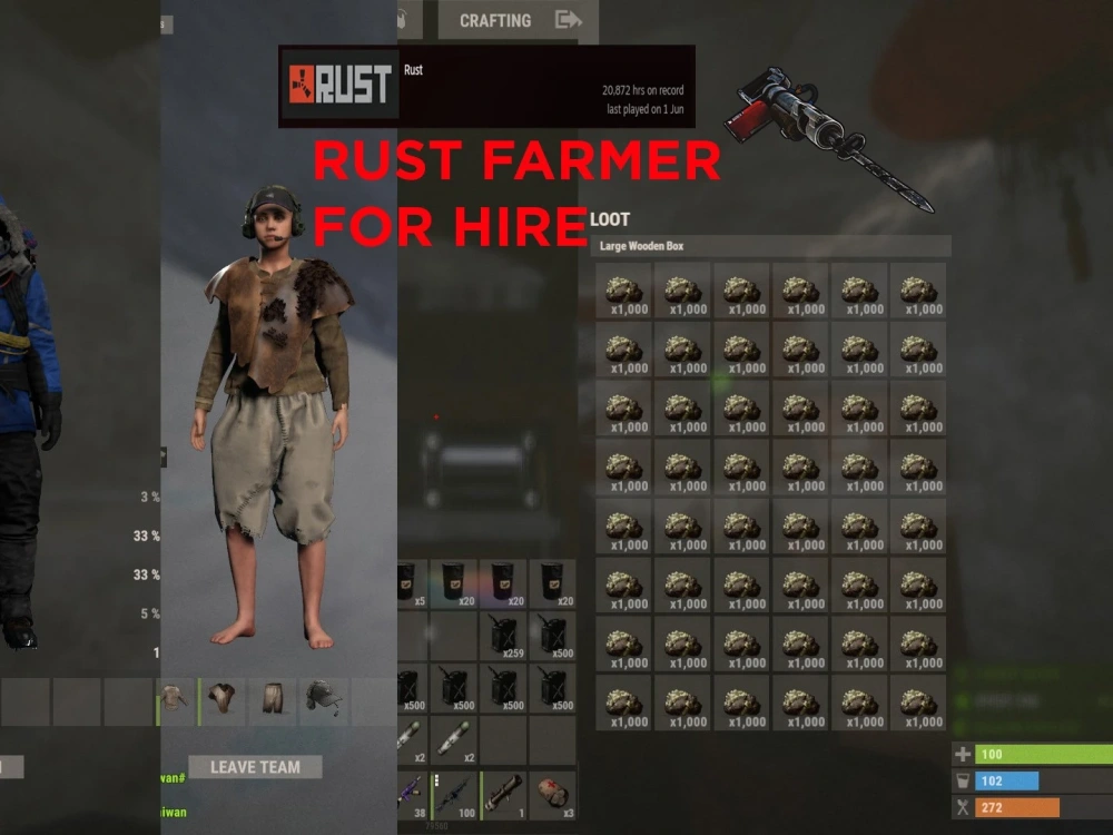 A rust farmer to farm for you | Upwork