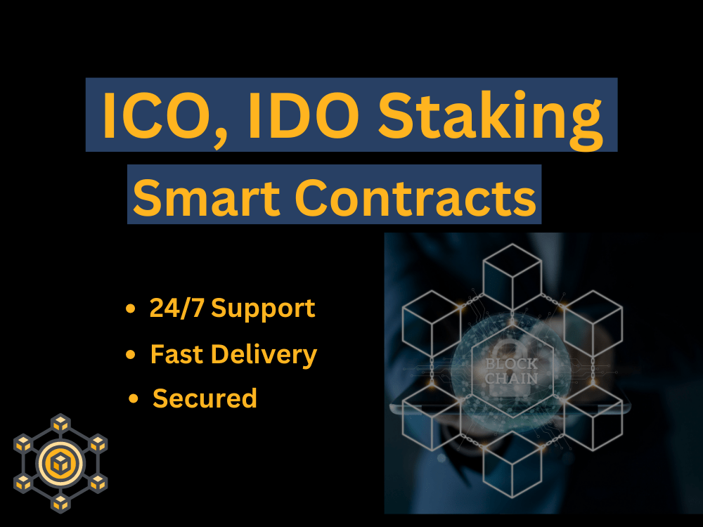 Secured ICO, IDO and Staking Smart Contracts with units tests | Upwork