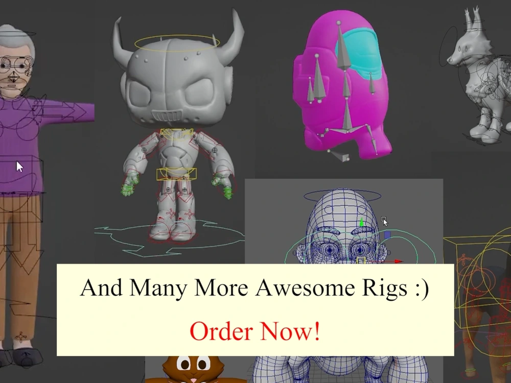 A Professional Rig for your 3d Character in Blender | Upwork