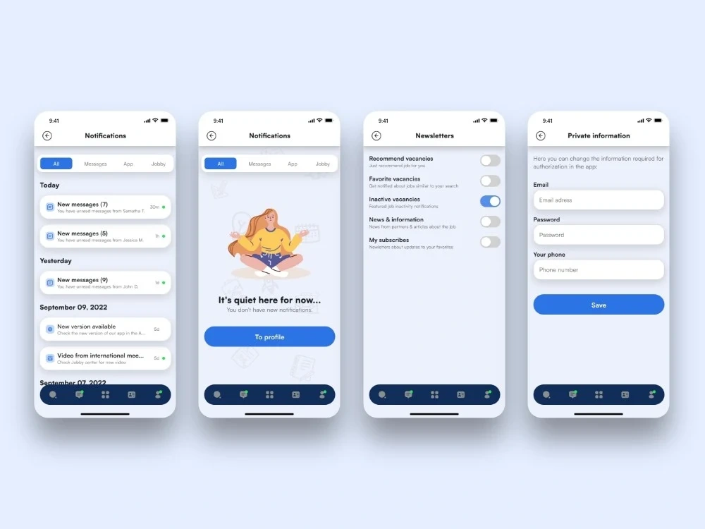 Professional, modern and high-quality UX/UI app templates | Upwork