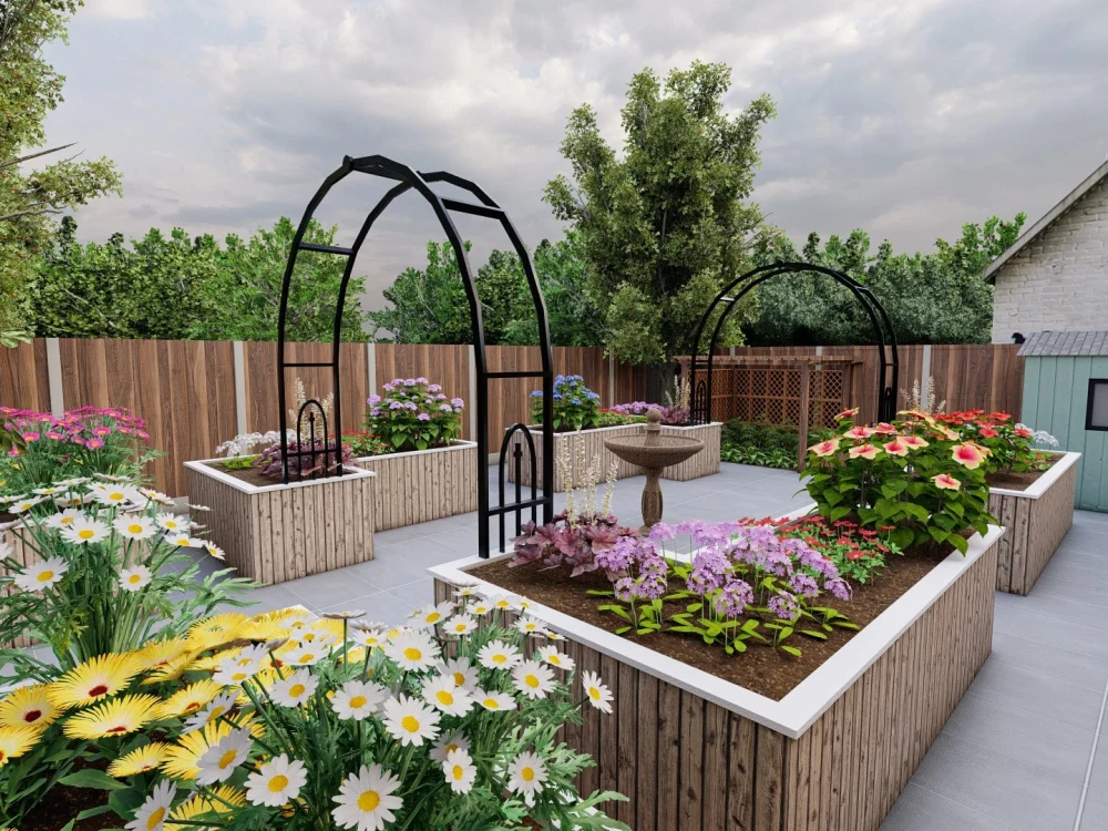 A beautiful 3D Realistic Landscaping Render | Upwork