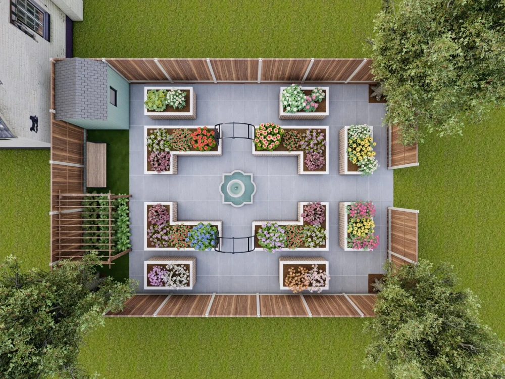 A beautiful 3D Realistic Landscaping Render | Upwork