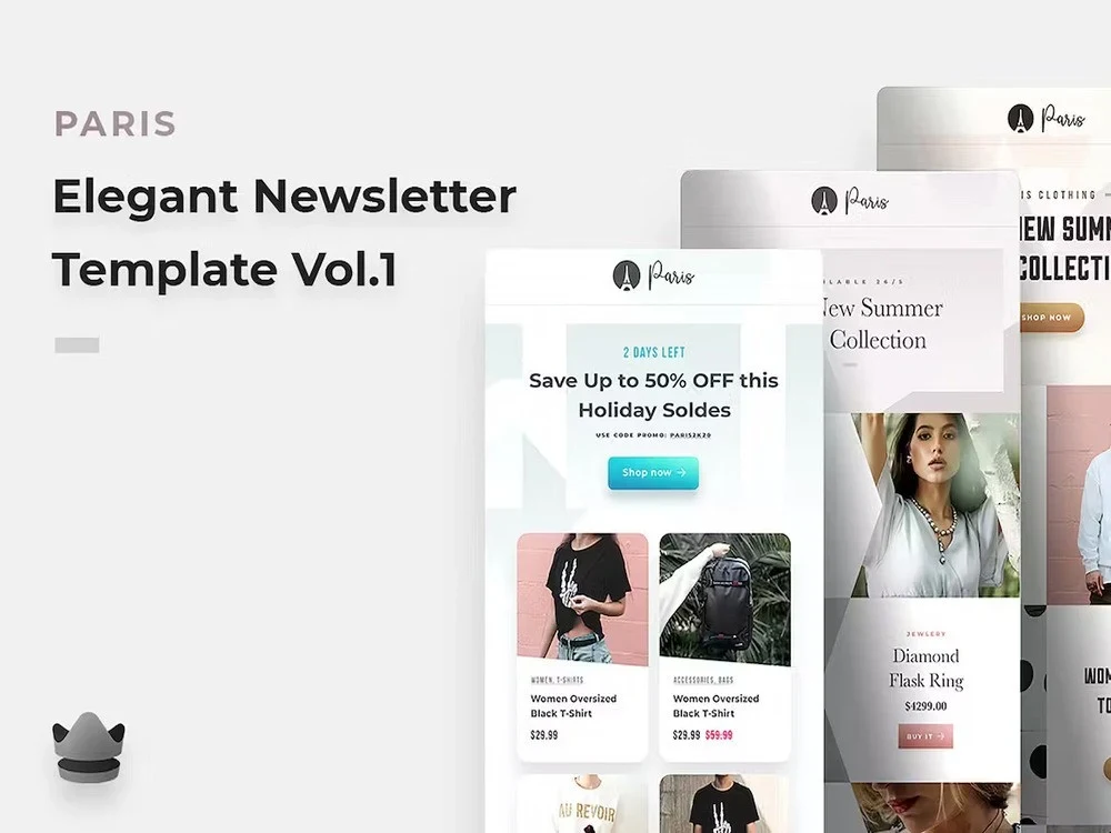 A fully Responsive HTML Email Newsletter Template for your brand | Upwork