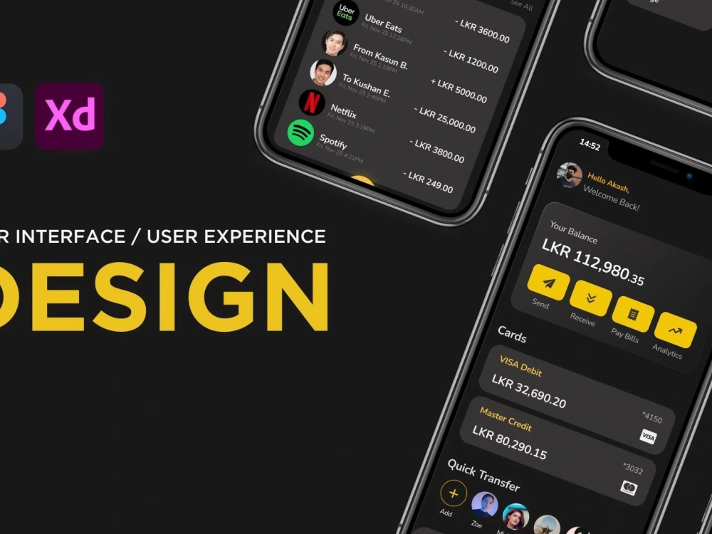 Modern UI UX designs for mobile app or web user interface | Upwork