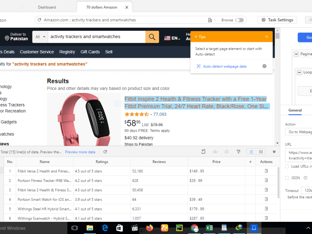 Any website data scraped with octoparse in 10 hours | Upwork