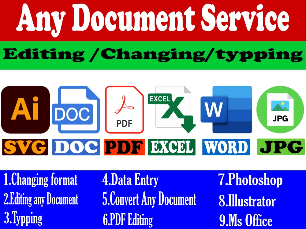 PDF file editing, Copying Paste All Documents converting and Handwriting. | Upwork