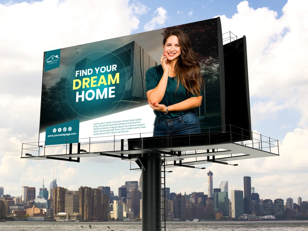 A top-notch real estate billboard and signage | Upwork
