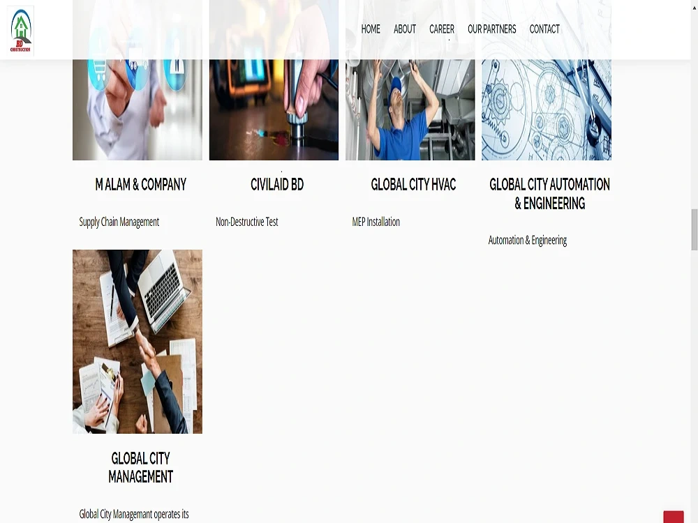 A ready-made architecture and construction website | Upwork
