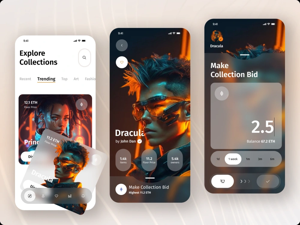 An amazing Mobile App UI UX Design for IOS and Android | Upwork