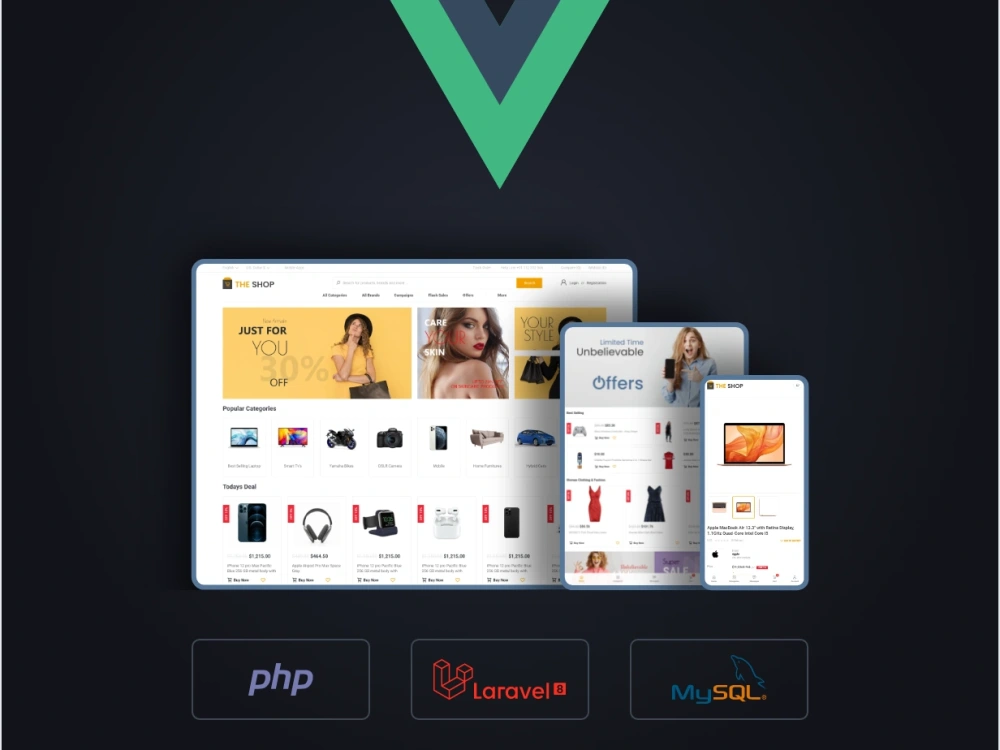 E-commerce website development in laravel framework | Upwork