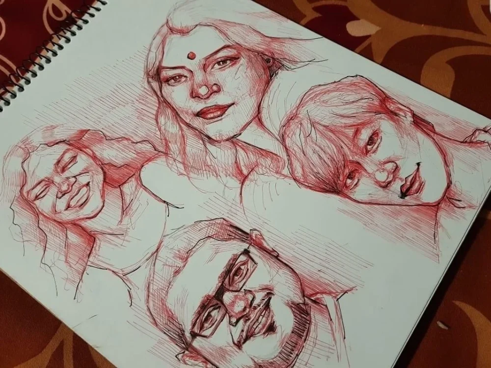 A pencil sketch portrait | Upwork