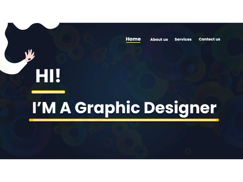 A website design for graphic designer | Upwork