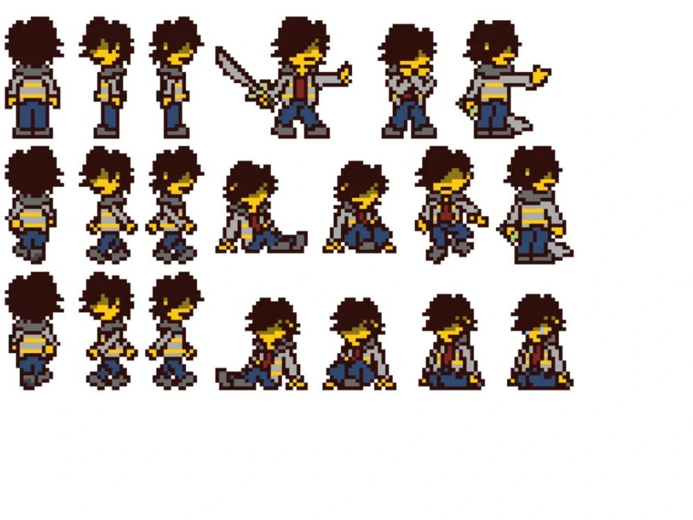 Pixelart Sprites Top Down Game Pixel Art Design And Animations