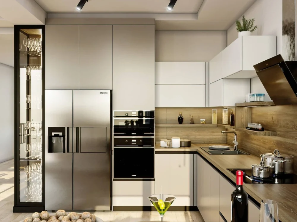 A 3D and 2D kitchen design | Upwork