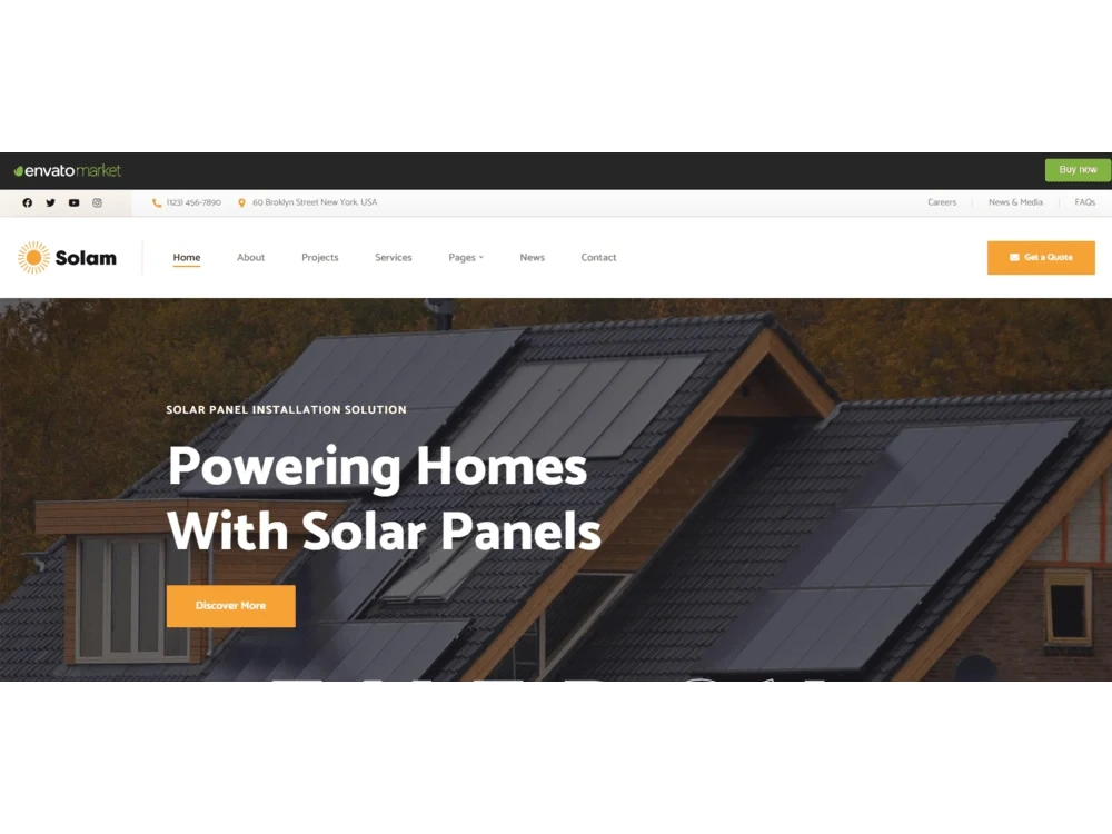 An Amazing Solar Power Website, Solar Energy website, Solar Panel ...