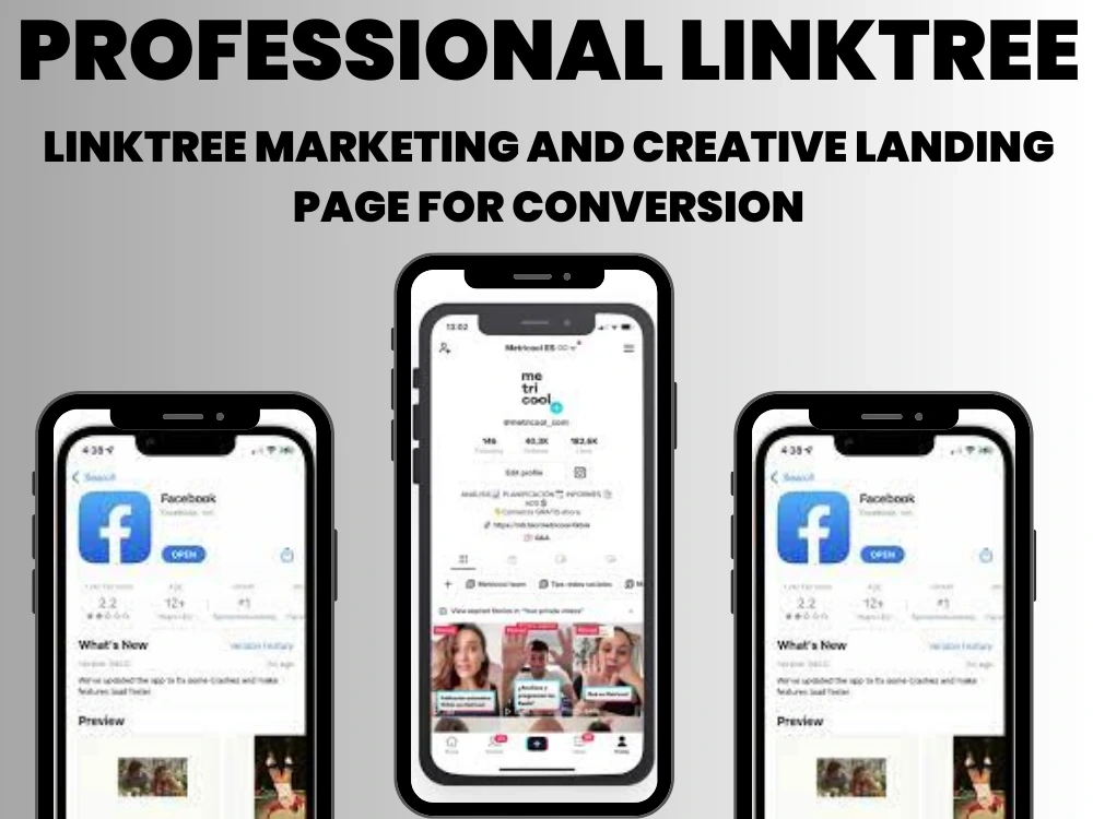 A professional Linktree Biolink landing page marketing for your business | Upwork
