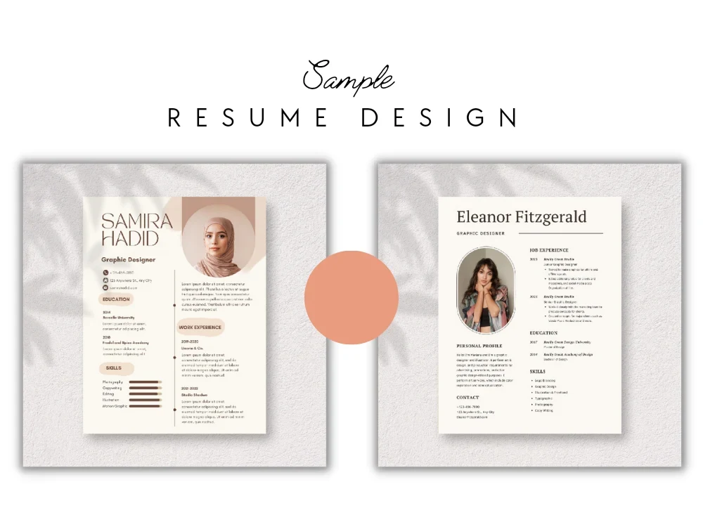 Professional resume design, CV design and Cover Letter | Upwork