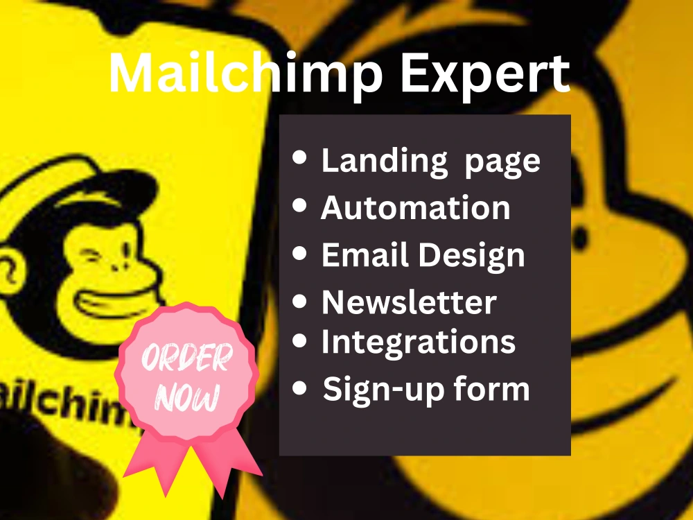 Mailchimp campaign, a landing page and Automation | Upwork