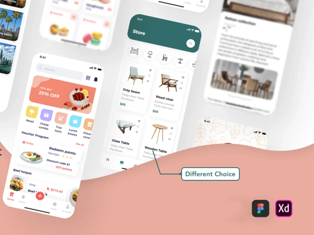 Responsive website, Mobile App Design UI UX design, UI design in Figma ...