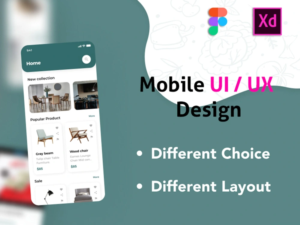 Responsive website, Mobile App Design UI UX design, UI design in Figma ...