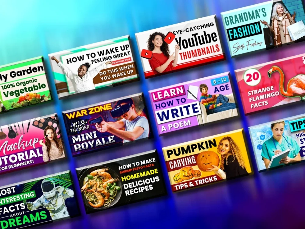 The best YouTube thumbnail design for your video | Upwork