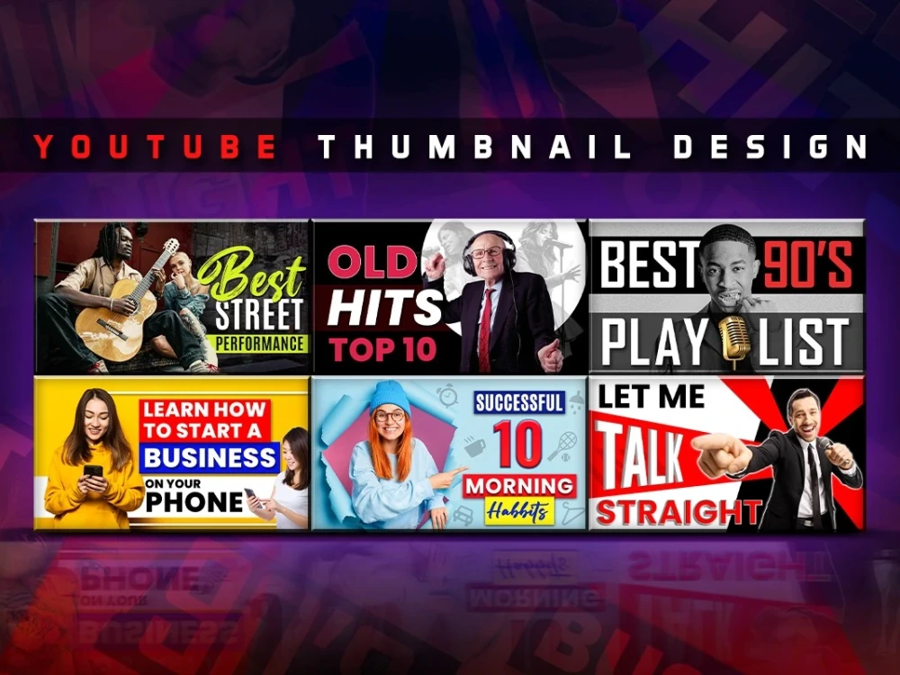 The best YouTube thumbnail design for your video | Upwork