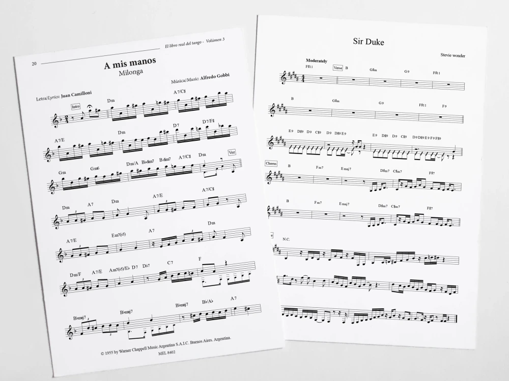 A perfectly engraved and designed Song/Songbook Music sheet/ Lead sheet ...