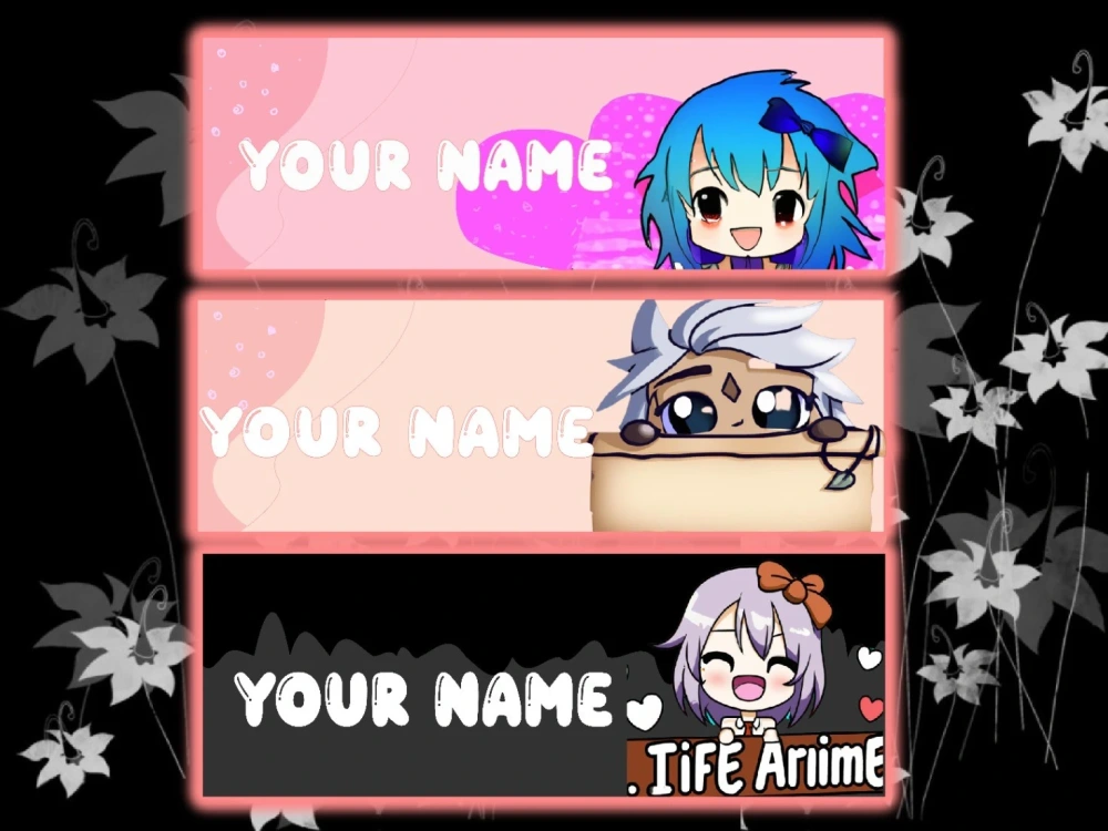 Custom banner for your streaming platform | Upwork