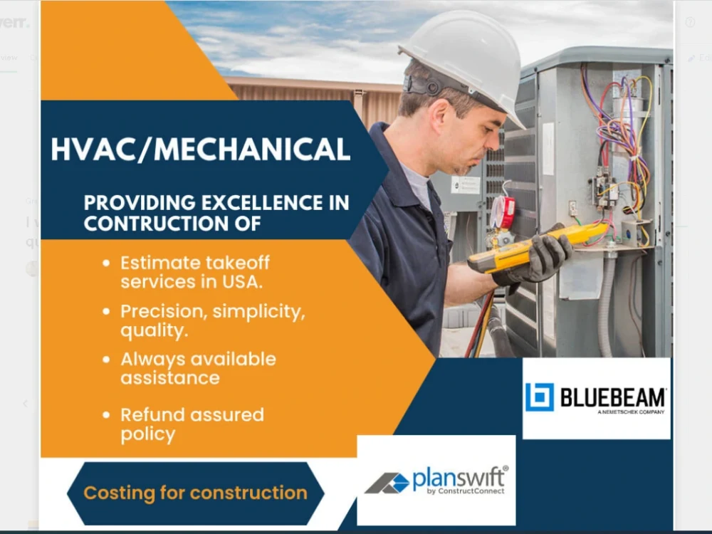 Estimate the mechanical HVAC system, the quantity needed | Upwork