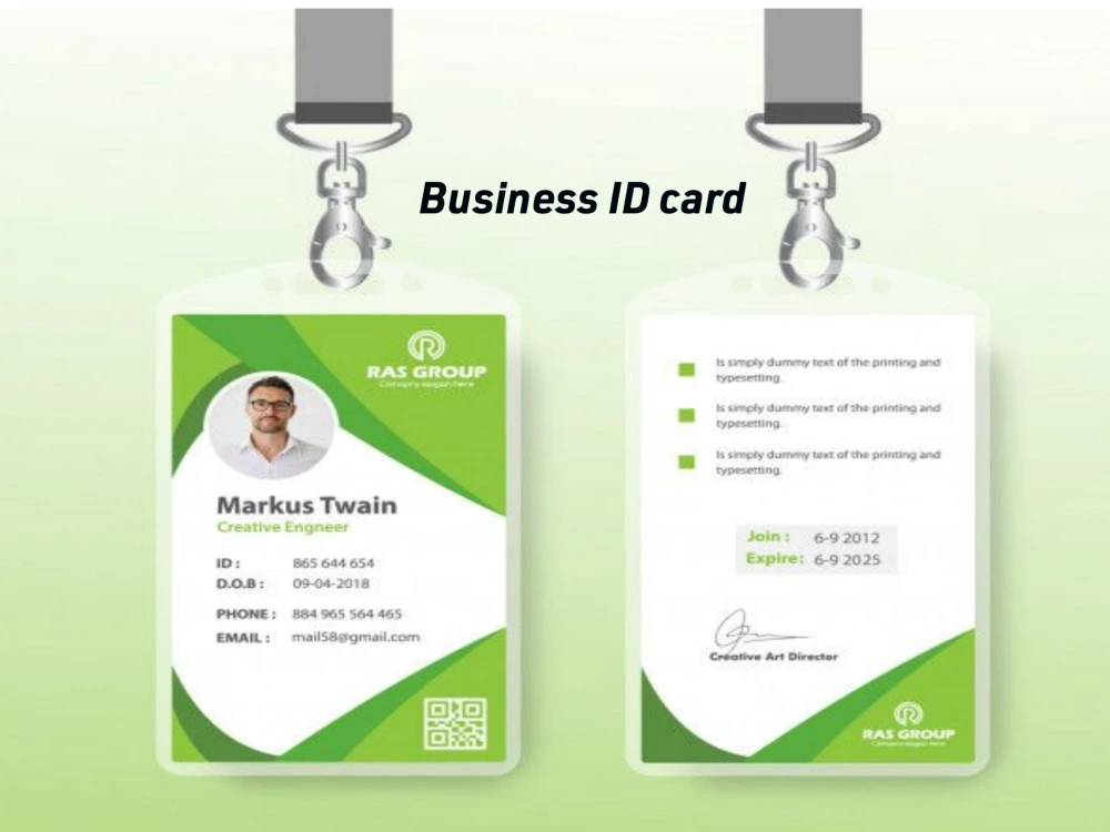 ID card in professional style | Upwork