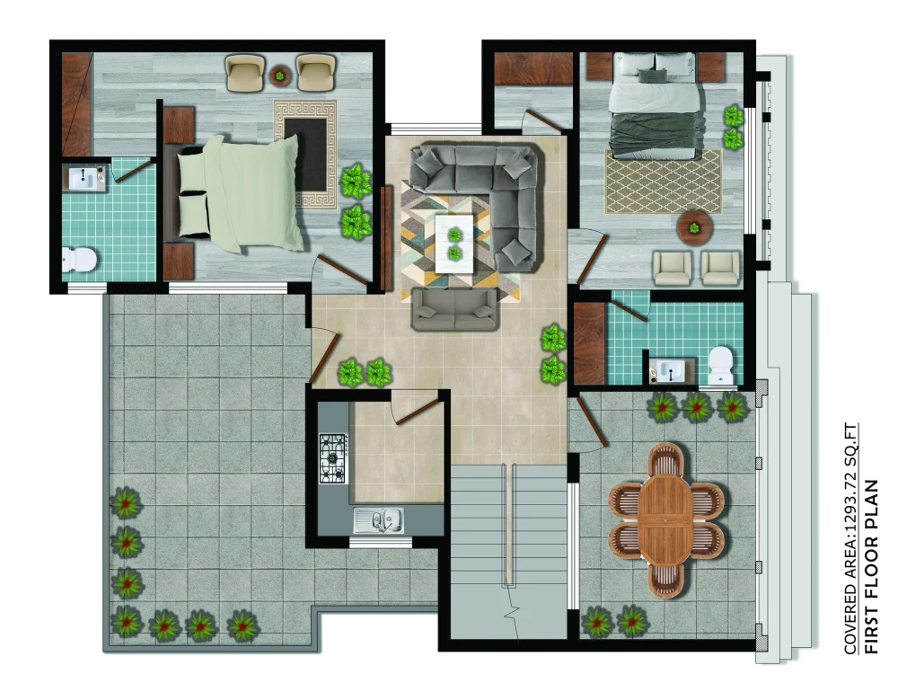 A complete interior and exterior house design | Upwork