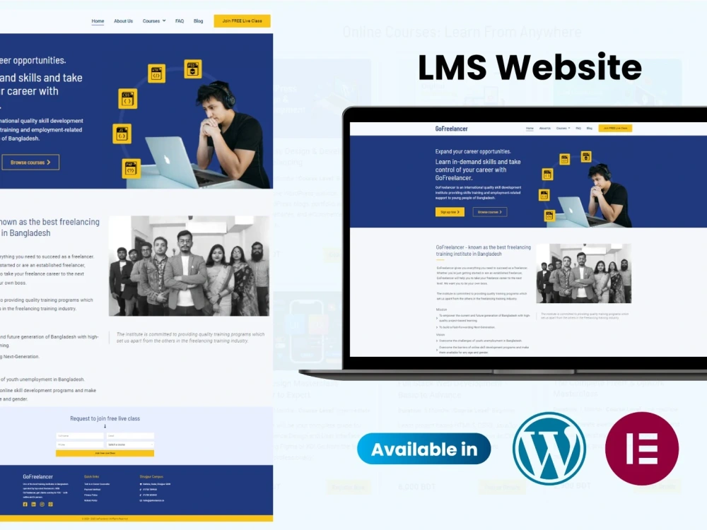 Lms Elearning Online Course Education Website From Me On Upwork