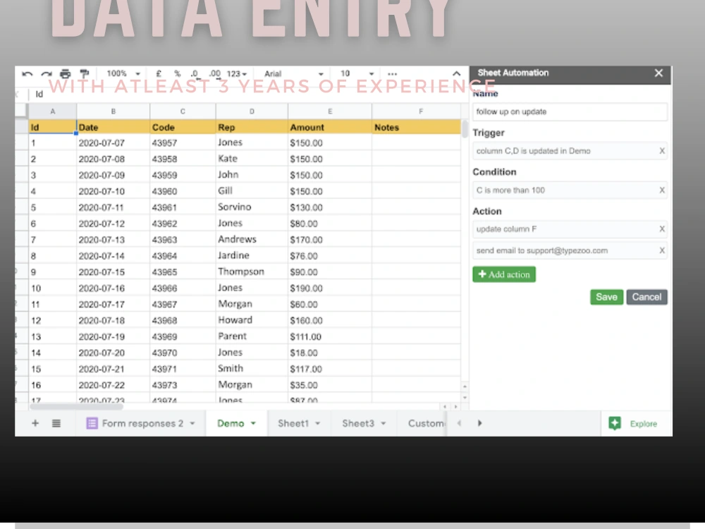 Excel Data Entry Cleaning And Formatting Service Upwork