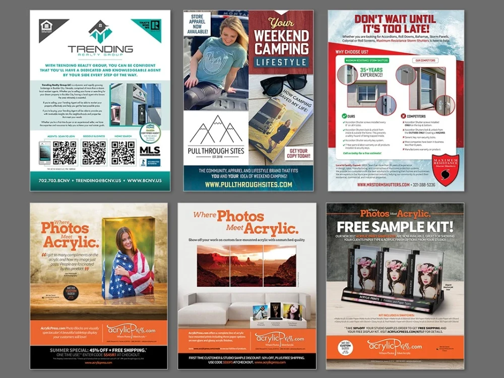 A professionally designed ad or flyer. | Upwork