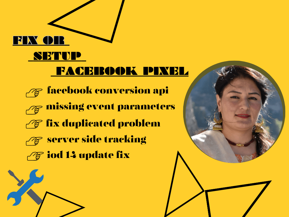 Setup or fix Facebook pixel conversion API for tracking | Upwork