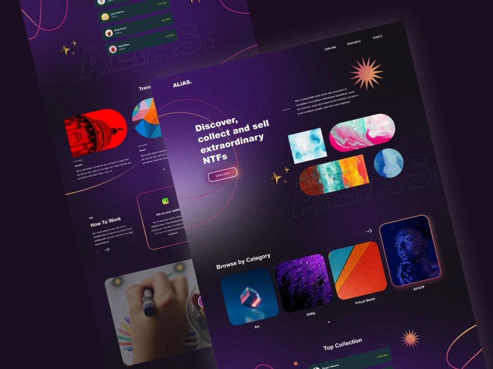 A modern landing page or mobile app UI designed in Figma | Upwork