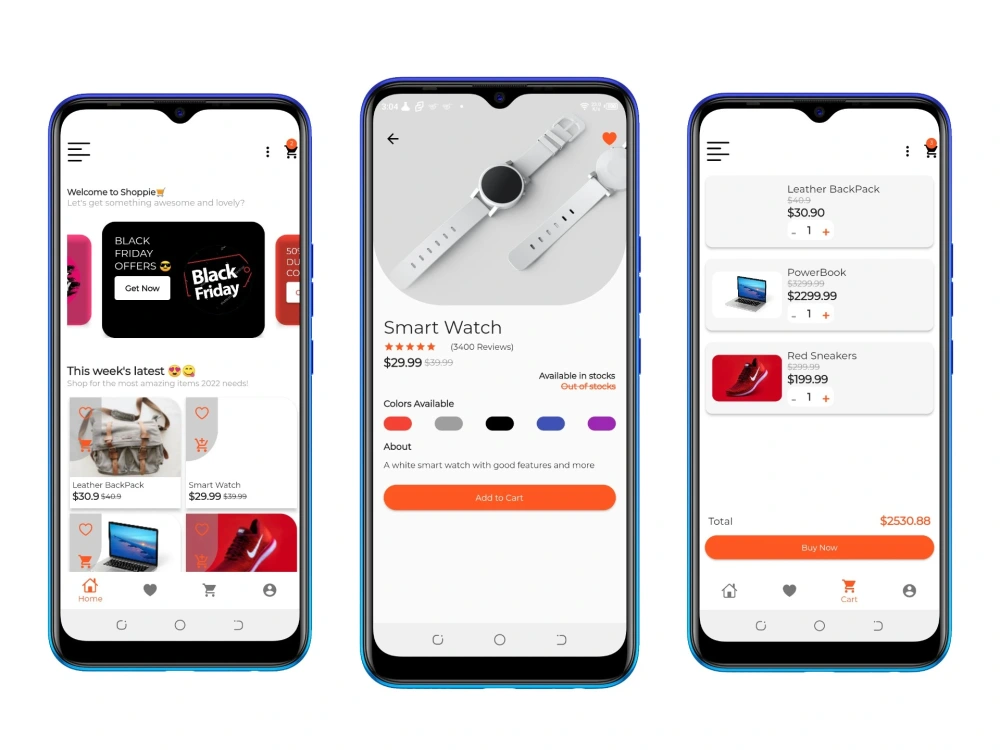 5 page Flutter or React Native App with Backend in Firebase or API | Upwork