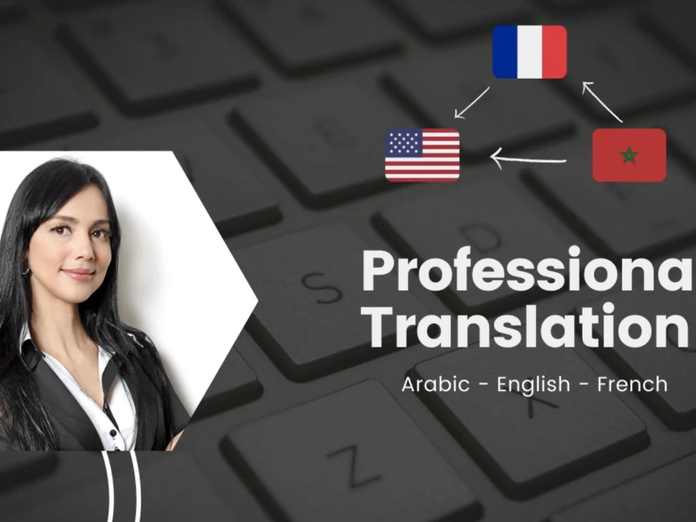 A manual and fast translation (english, french and arabic) | Upwork
